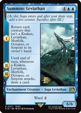 Summon: Leviathan (PRE-077) - Prerelease Cards Foil