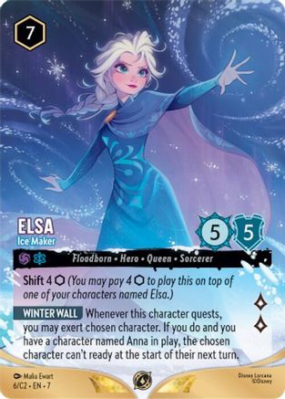 Elsa - Ice Maker (6) - Disney Lorcana Promo Cards